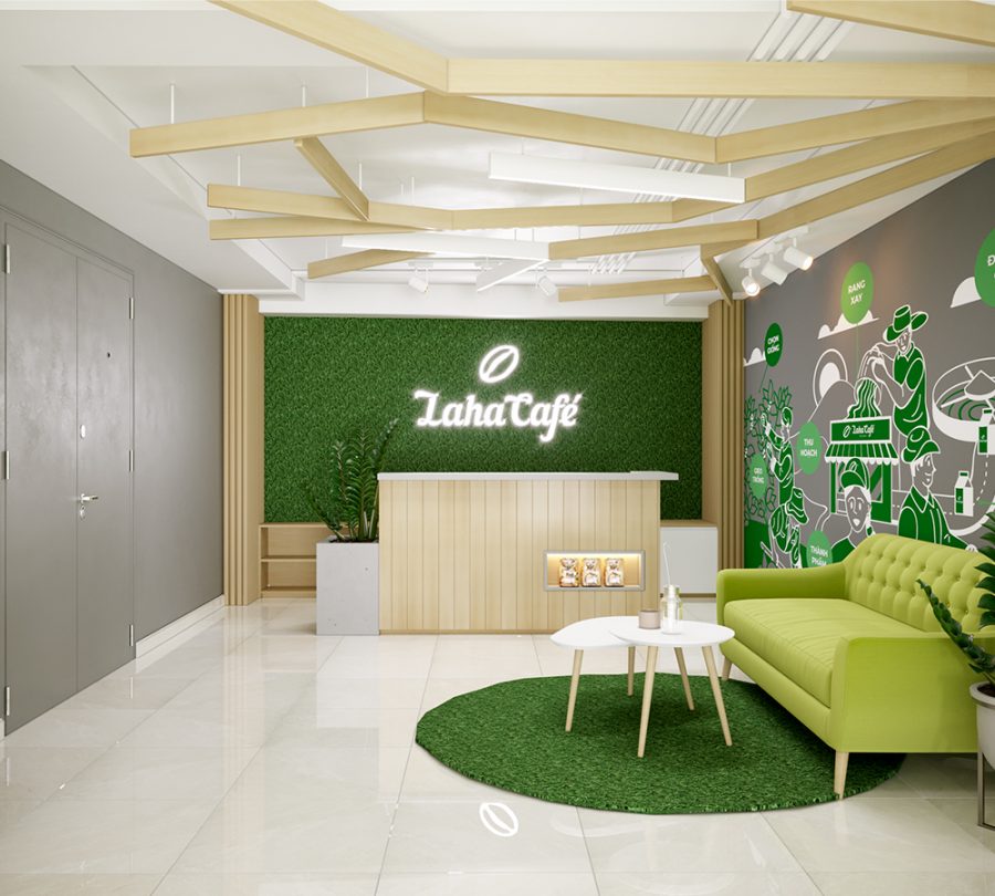 Laha cafe office - CTI DESIGN - CÔNG TY THIẾT KẾ NỘI THẤT TP. HỒ CHÍ MINH