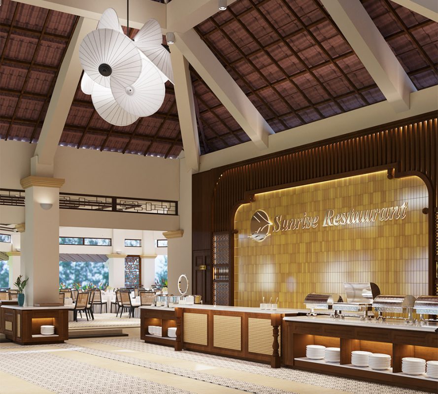 SUNRISE RESTAURANT - CTI DESIGN - CÔNG TY THIẾT KẾ NỘI THẤT TP. HỒ CHÍ MINH
